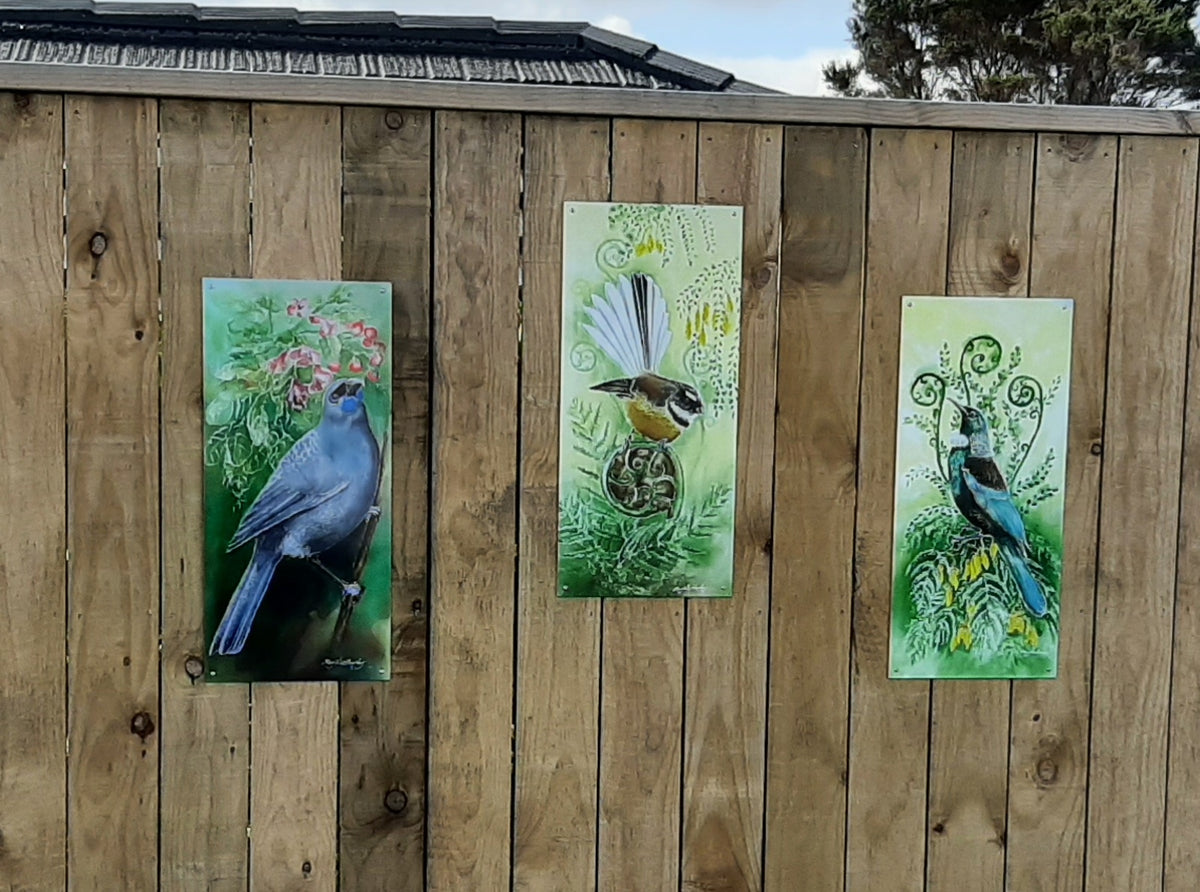 Another Great Customer's Fences with a selection of Outdoor Art panels ...